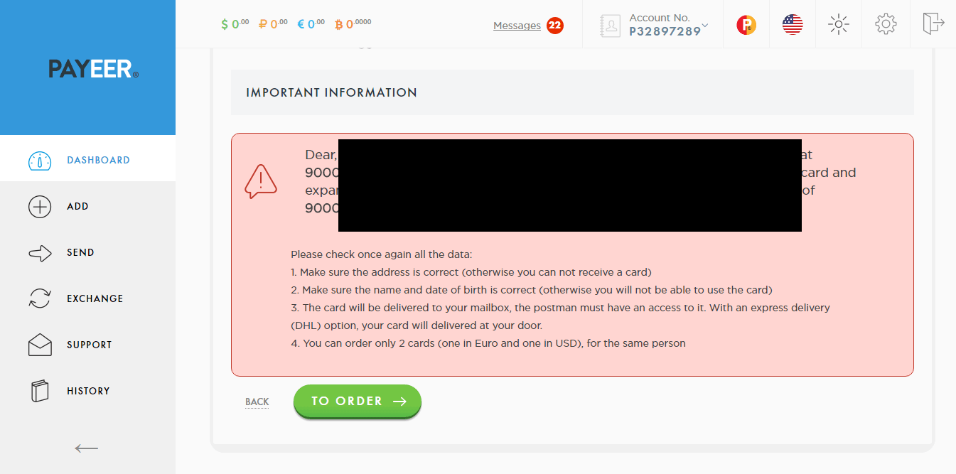 شرح موقع Payeer و الحصول على بطاقة باير المصرفية | التعلم الحر - EDLibre